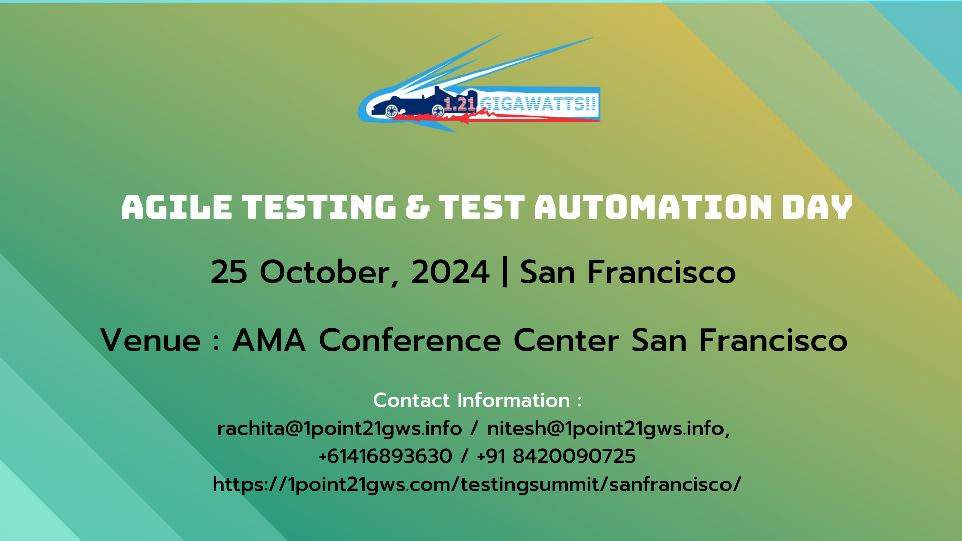 Agile Testing & Test Automation Day - Live Conf